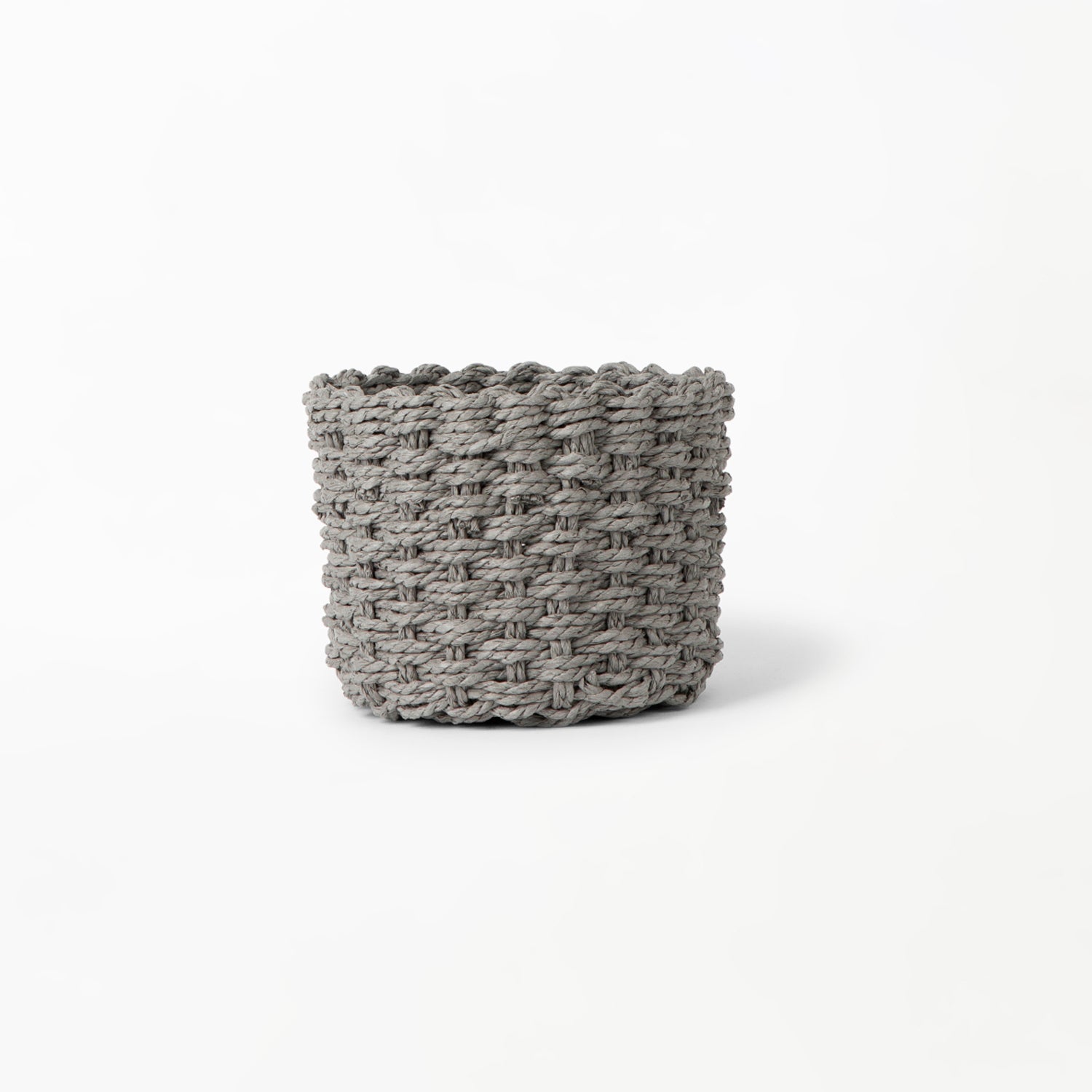 Grey Woven Basket | Shop our Flower, Planter, Storage, Decor Baskets ...